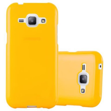 Samsung Galaxy J1 2015 Suojakuori Kotelo (Keltainen) - Gigantti ...