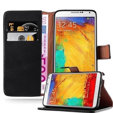 Samsung Galaxy NOTE 3 Suojakuori Lompakkokotelo (Musta) - Gigantti ...