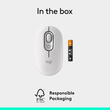 Logitech POP hiiri (valkoinen) - Gigantti verkkokauppa