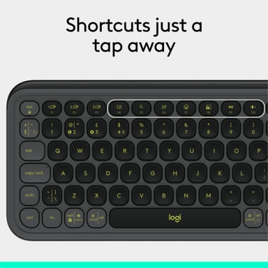 Logitech Pop Icon näppäimistö (grafiitti) - Gigantti verkkokauppa