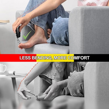 Kaareva leuan kynsileikkuri, jossa on viila - musta kahva - Gigantti ...