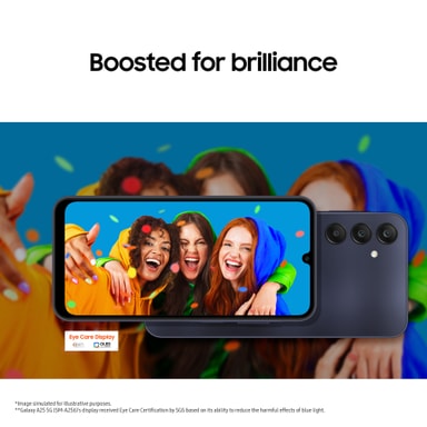 Samsung Galaxy A25 5G älypuhelin 6/128 GB (musta) - Gigantti verkkokauppa