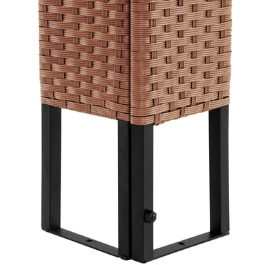 Huvimaja 3x4m rottinki - ruskea/kermanvärinen - Gigantti verkkokauppa