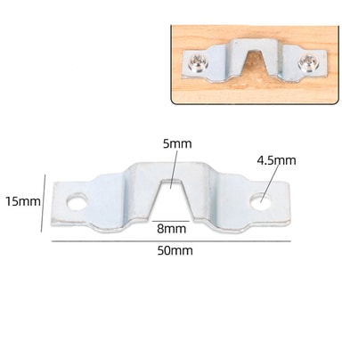 Avaimenreikäripustinlevy Yksireikäinen koukku Metallinen ripustin ...