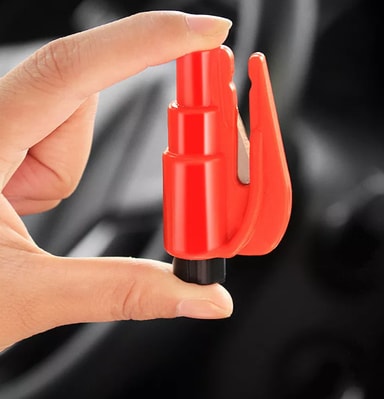 Avaimenperä, jossa ikkunankatkaisin ja turvavyön leikkuri punainen Type ...