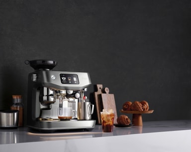 Sage Oracle Jet kahvikone SES985BSS (Harjattu ruostumaton teräs) - Gigantti verkkokauppa