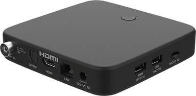 Strong Hybrid DVB-T2 & Android TV Box 4K UHD mediatoistin (musta ...